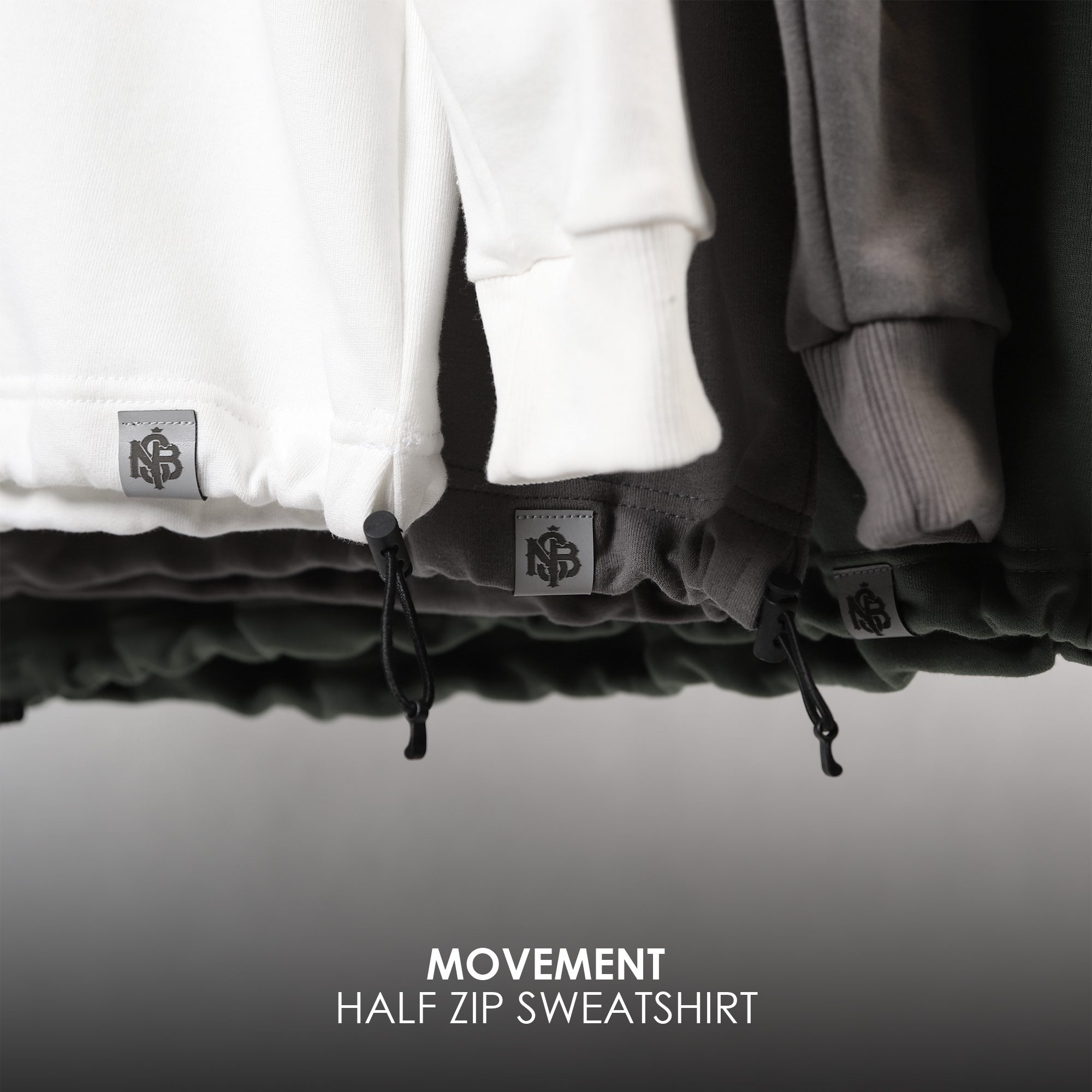 سوییشرت نیم زیپ موومنت – SNB | BIZI